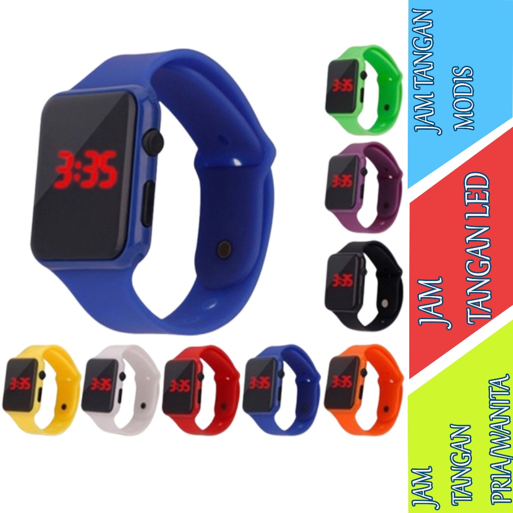 Jual Jam Tangan Pria & Wanita - Jam Tangan Led - Jam Tangan Elektronik ...