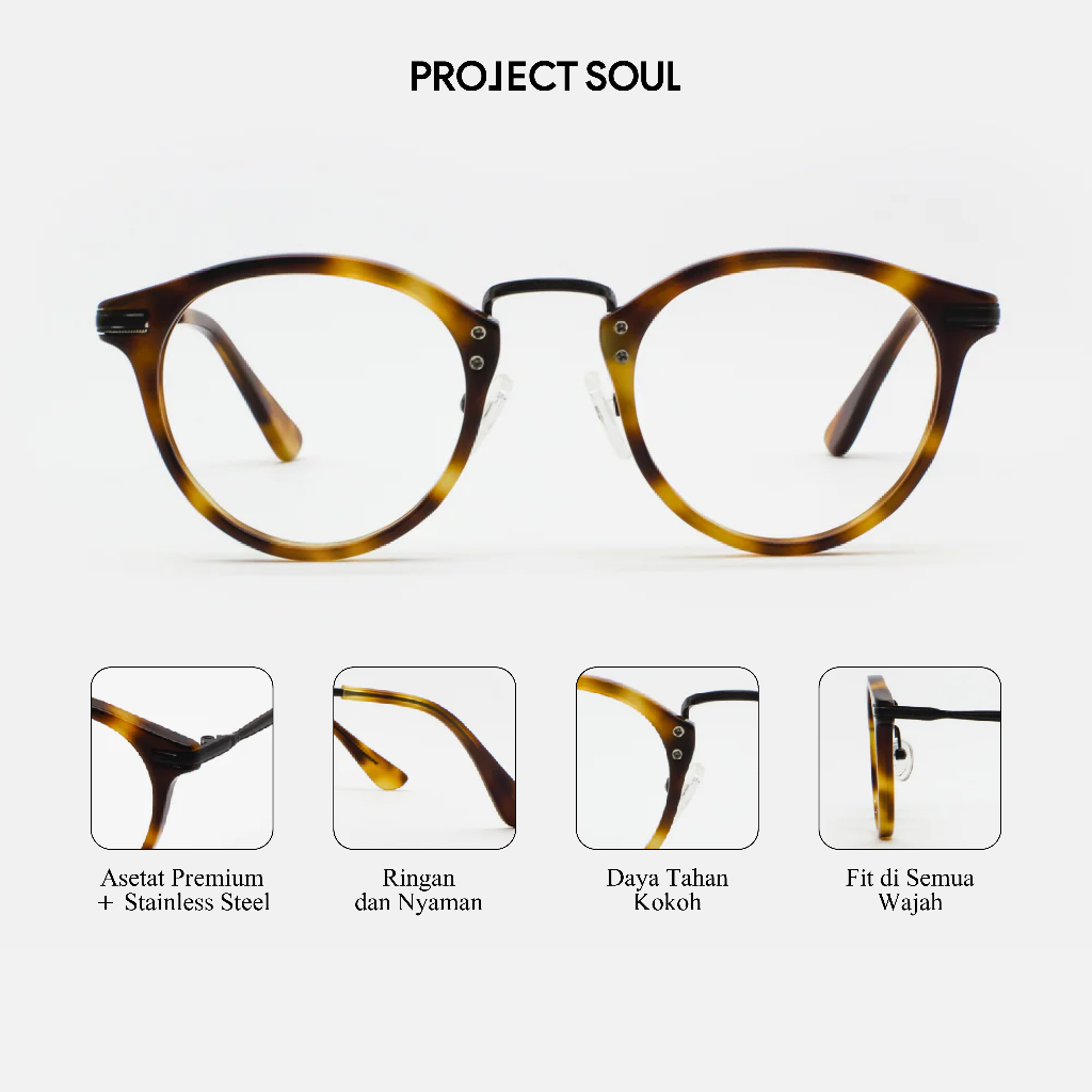 Jual Project Soul - Andy Eyewear Frame | Kacamata Baca Wanita / pria ...