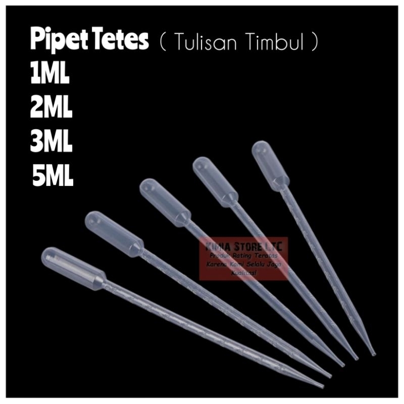 Jual PIPET TETES PLASTIK 1ML / 2ML / 3ML ( PIPET TETES / PIPET DROP ...