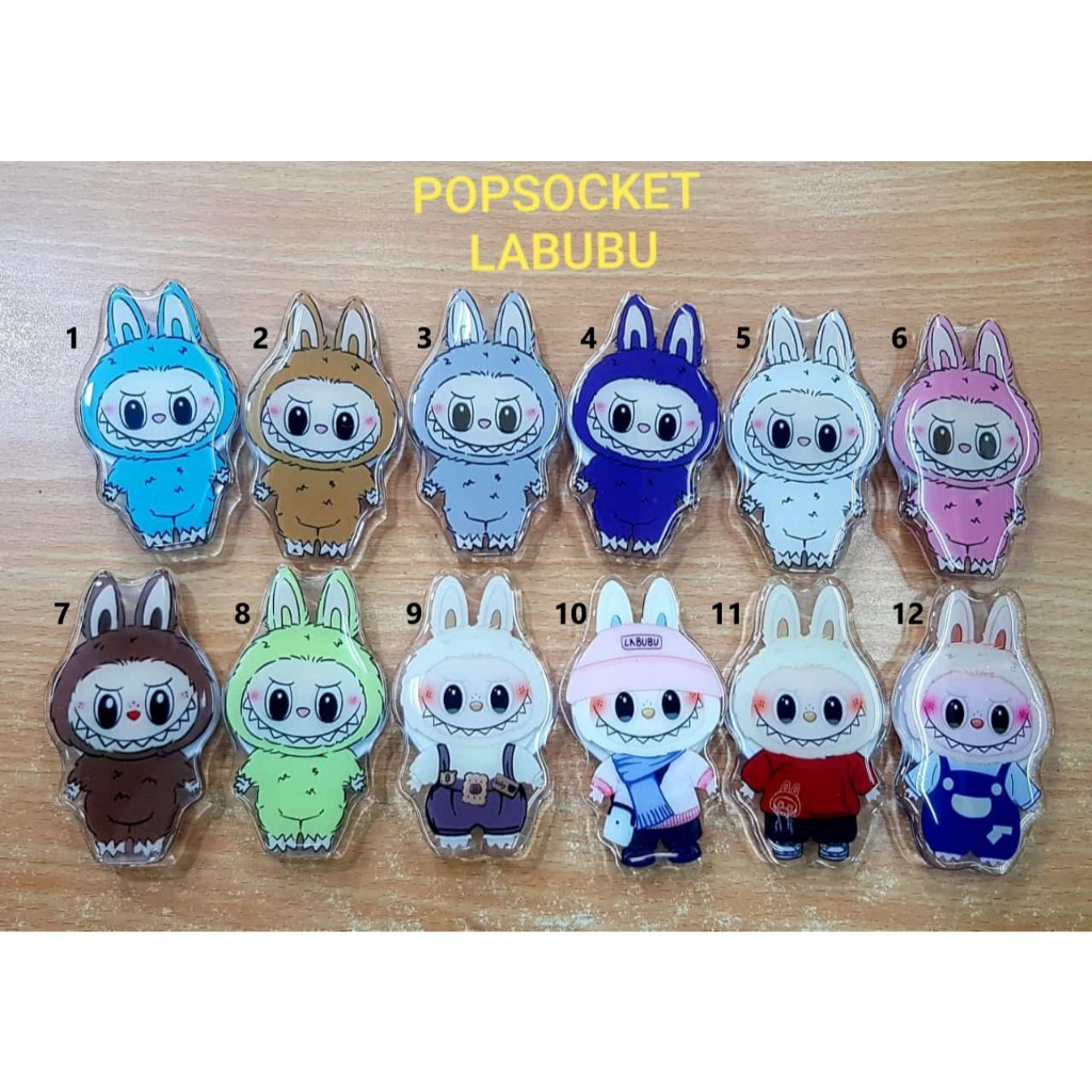 Jual Pop Socket Phone Holder Motif Labubu | Shopee Indonesia