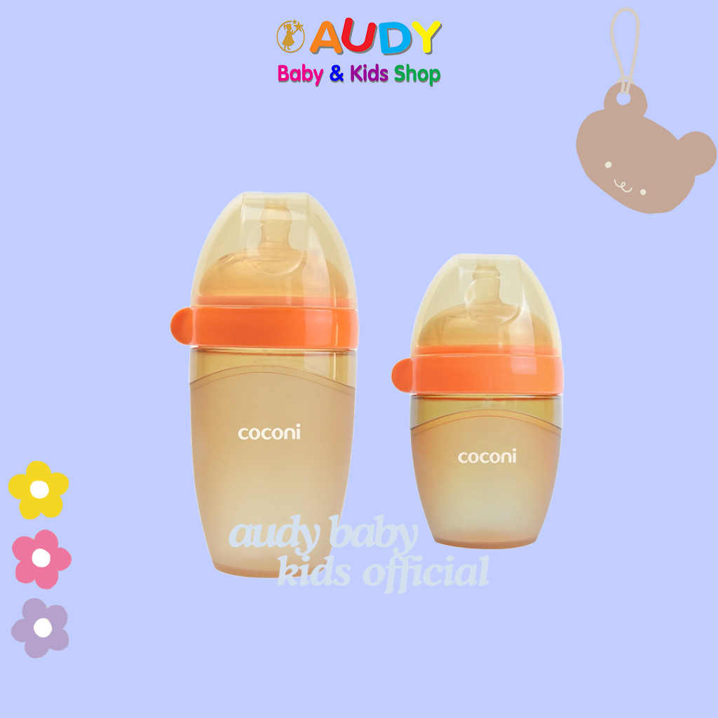 Jual AUDY BABY - COCONI ULTRA WIDE-NECK BABY SILICONE BOTTLE 150ML ...