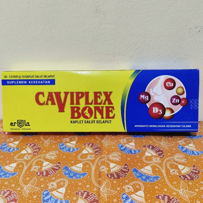 Jual CAVIPLEX BONE | VITAMIN D3 | KALSIUM | BOX | ISI 30 | | Shopee ...