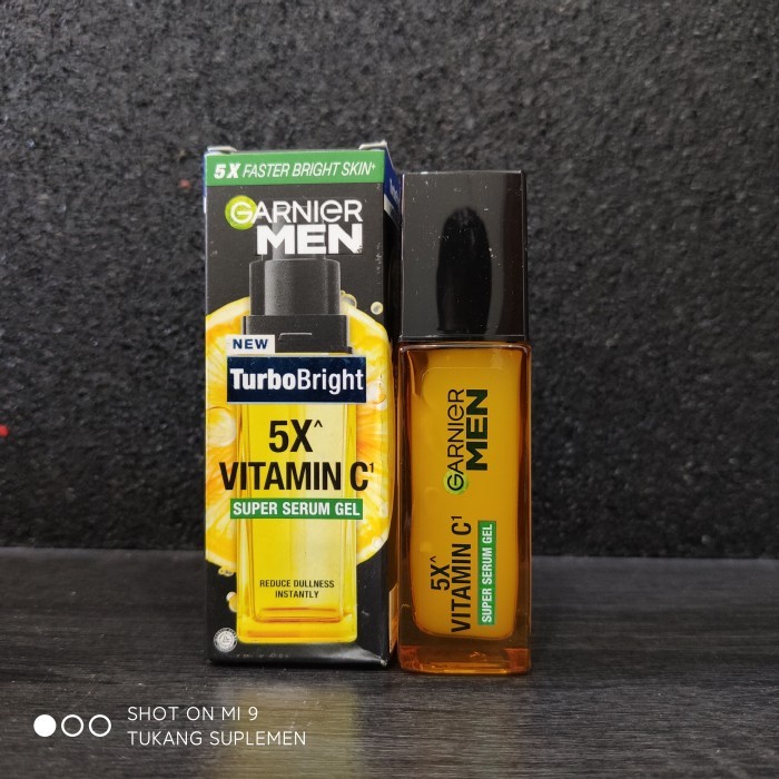 Jual Garnier Men Turbo Bright Super Serum Gel Turbo Bright Acno Fight- 7ml/30ml | Shopee Indonesia
