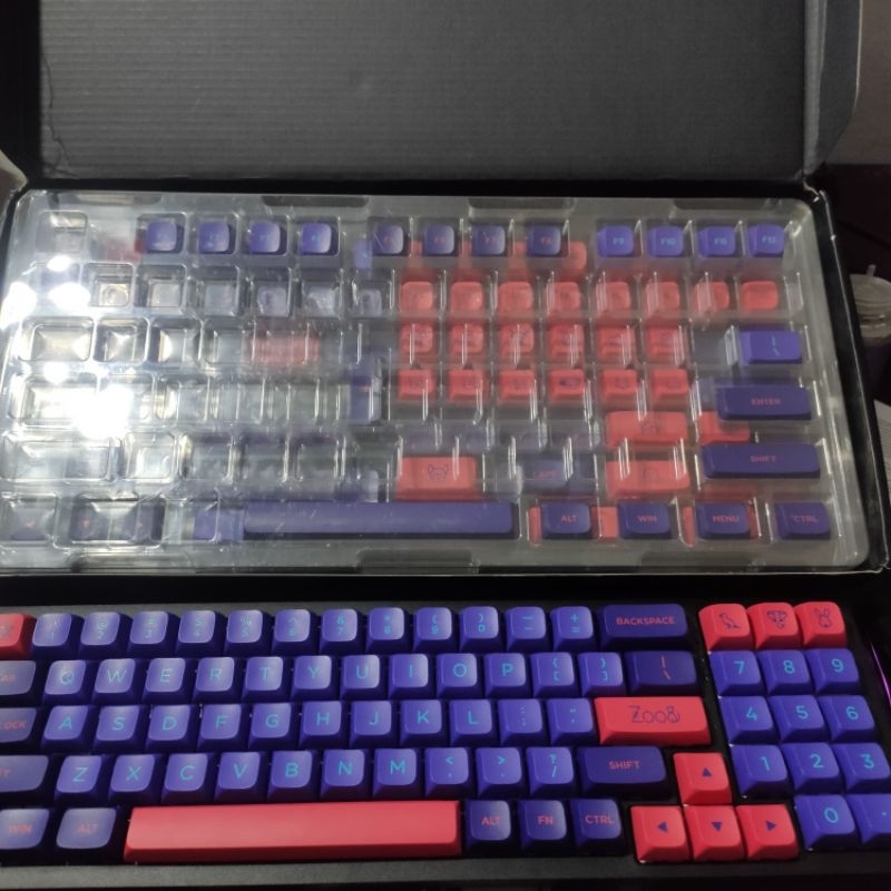 Jual Keycaps Akko Neon MDA Profile PBT Doubleshot | Mechanical Keyboard ...