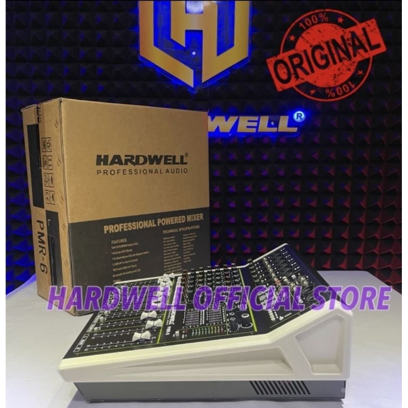 Jual Power Mixer 6 Channel HARDWELL PMR 6 Original | Shopee Indonesia