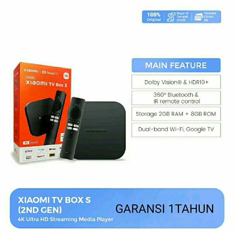 Jual Xiaomi tv box s 4k 2nd gen mi box s 4k generasi 2 | Shopee Indonesia