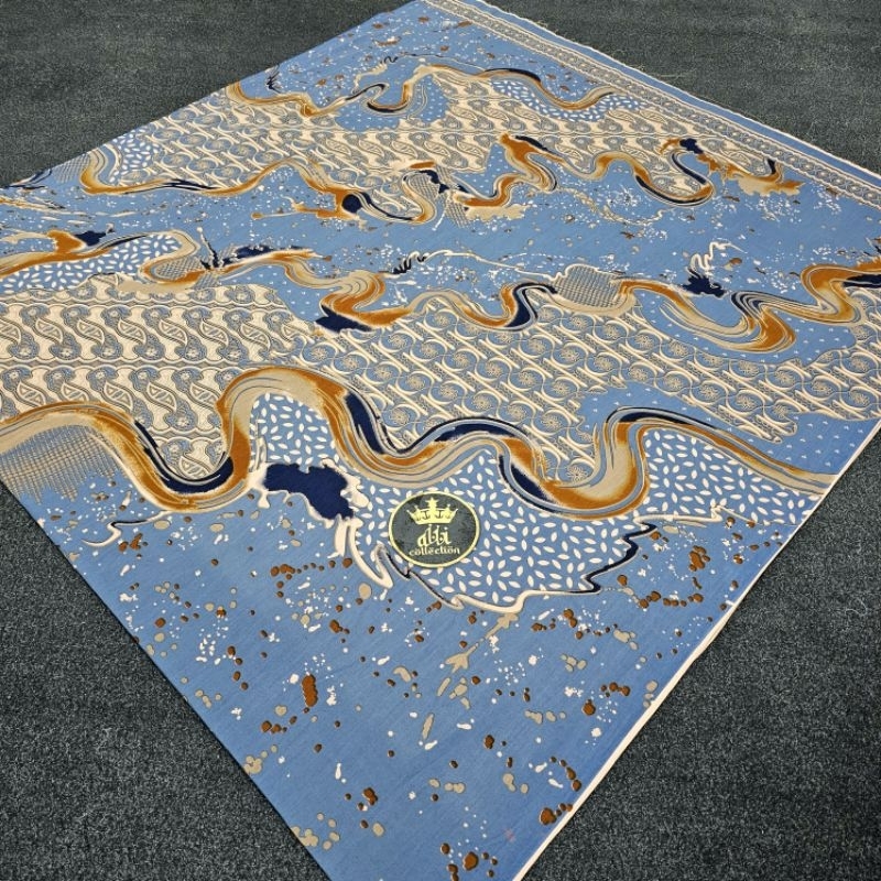 Jual Kain Batik Katun Halus Primisima/Sanforised Premium ( Batik Biru ...