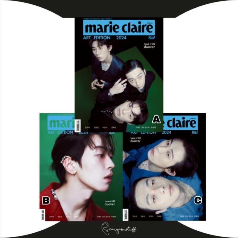 Jual MARIE CLAIRE KIAF ART EDITION KOREA MAGAZINE OCTOBER 2024 DOUVER GRAY CODE KUNST WOO WONJAE ...