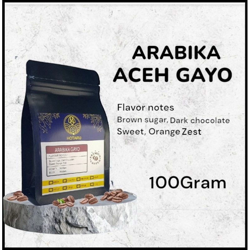 Jual Kopi Arabika Gayo Aceh Sumatra Arabica Coffe Bean Espresso Biji ...