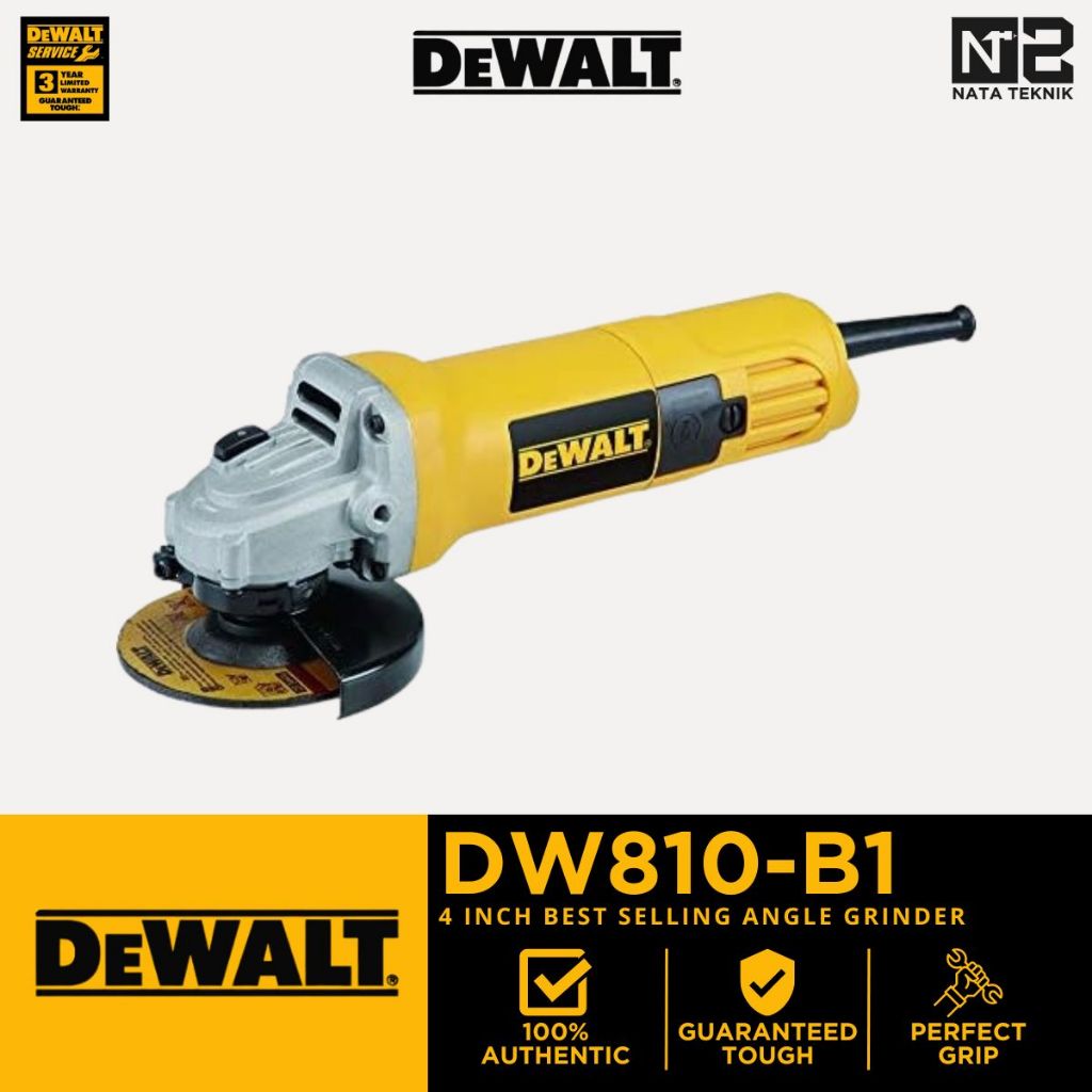 Jual DEWALT DW810-B1 Mesin Gerinda Tangan 4" Inch DEWALT DW 810 Angle ...
