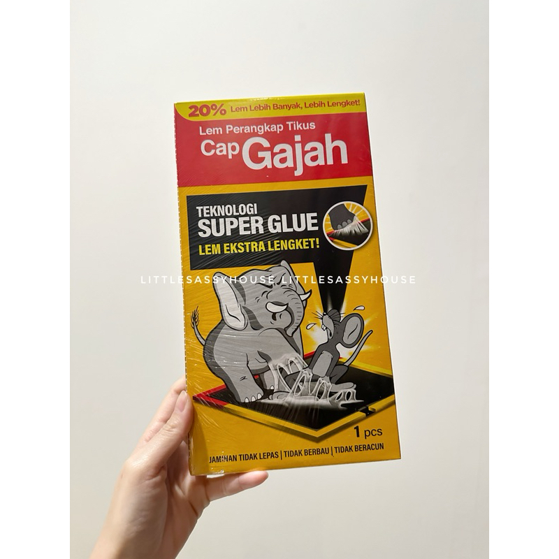 Jual LEM TIKUS CAP GAJAH PAPAN PERANGKAP/ TRAP/ JEBAKAN TIKUS HAMA ...