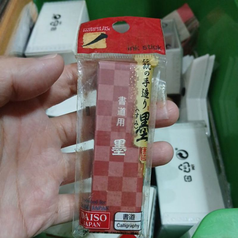 Jual Daiso Ink Stick Calligraphy Tinta Kaligrafi stik Shoudou Sumi ...