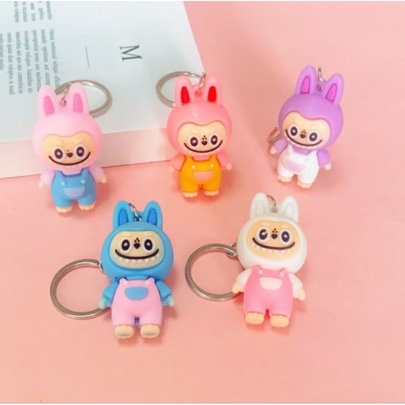 Jual Gantungan Kunci Viral LABUBU Keychain Labubu Gantungan Kunci Unik ...
