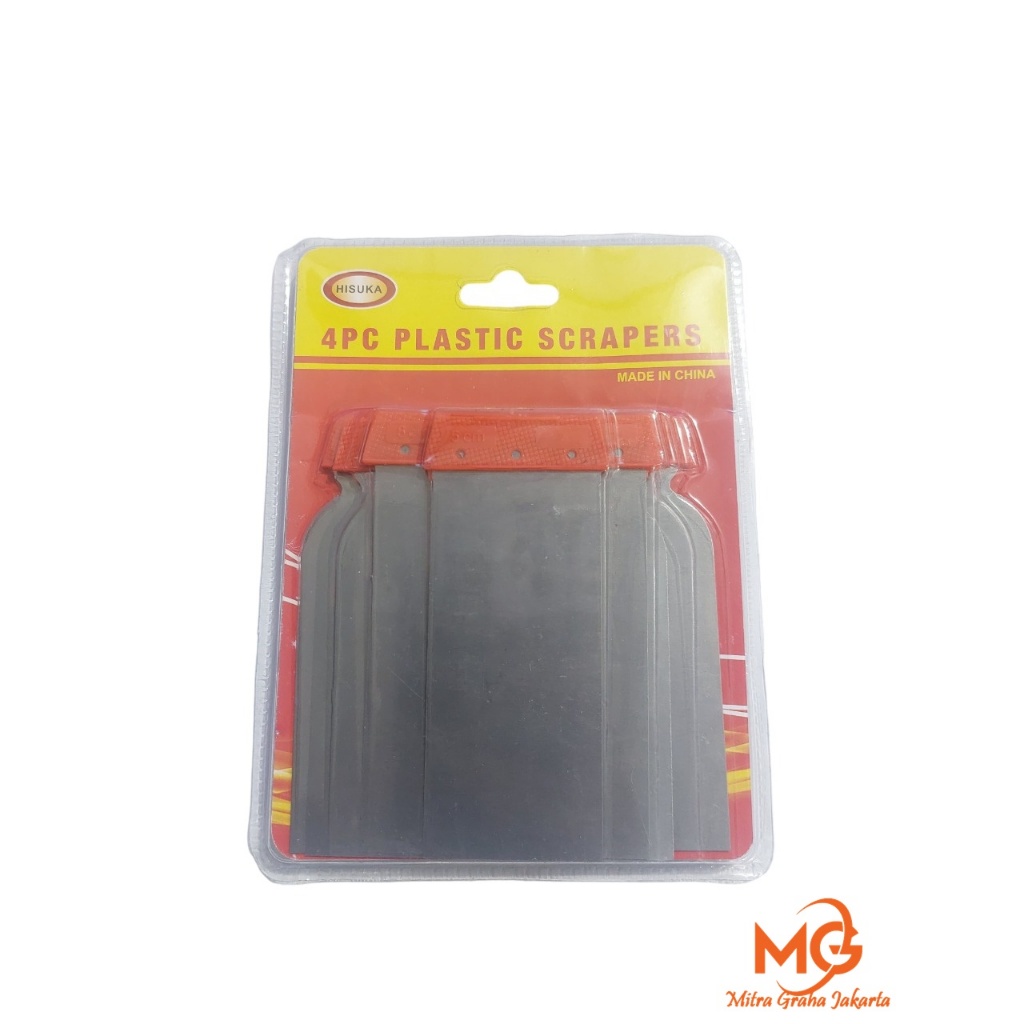 Jual Kapi Kape Set 4 Pcs HISUKA Alat Dempul Plamir Kompon Tembok ...