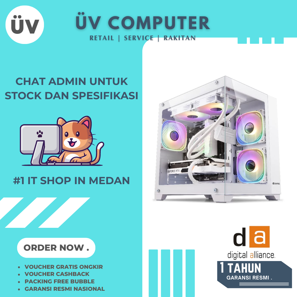 Jual Casing PC Komputer Digital Alliance DA N30S V2 | Mid Tower | Micro ...