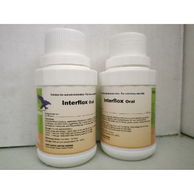 Jual interflox oral 100 ml | anti bakteri pernapasan dan pencernaan ...