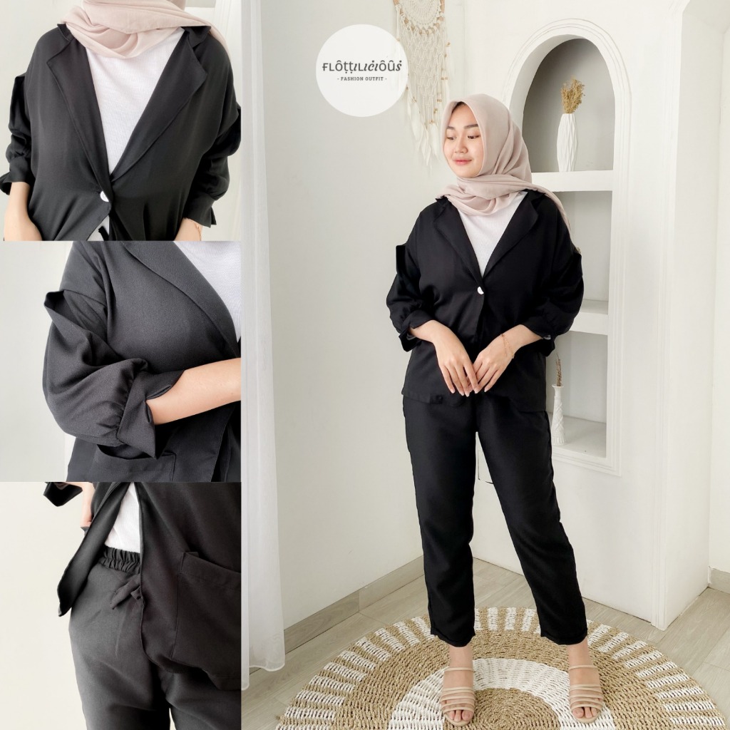 Jual CAVAREZ SET - FLOTTILICIOUS / setelan wanita / fashion outfit ...