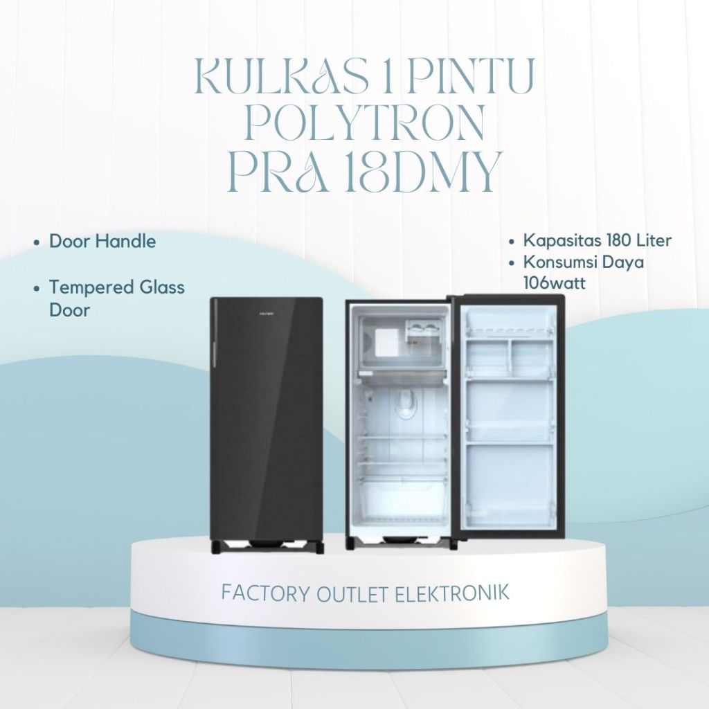 Jual POLYTRON Kulkas 1 Pintu PRA 18DMY | Shopee Indonesia