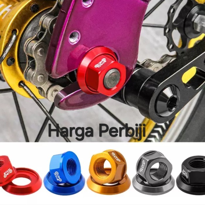 Jual Mur M10 As Roda Sepeda Lipat Fixie BMX Baut Mur M 10 As Sepeda ...