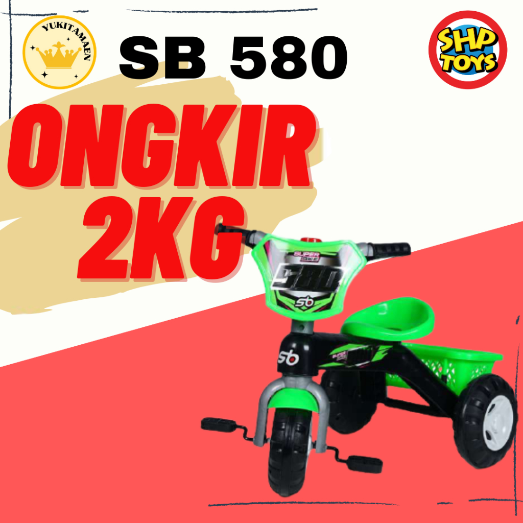 Jual Mainan anak Sepeda Roda Tiga SB 580 - SHP toys - Trycycle Maenan ...