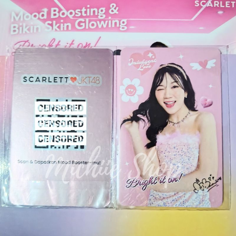 Jual Photocard Marsha JKT48 x Scarlett Official | PC Marsha JKT48 x Scarlett OFC + Free Greeting ...
