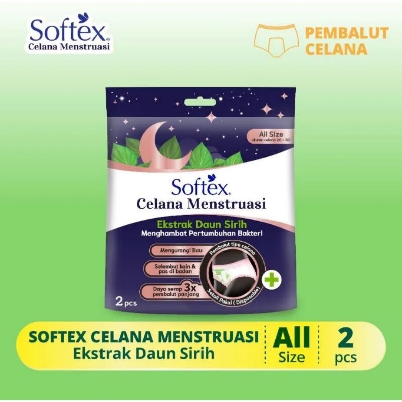 Jual Softex celana menstruasi isi 2pcs | Shopee Indonesia