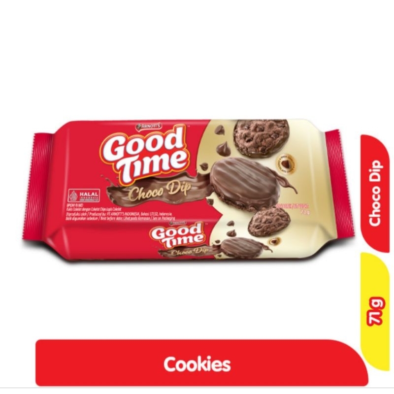 Jual GOOD TIME DOUBLE CHOC COOKIES 72G | Shopee Indonesia