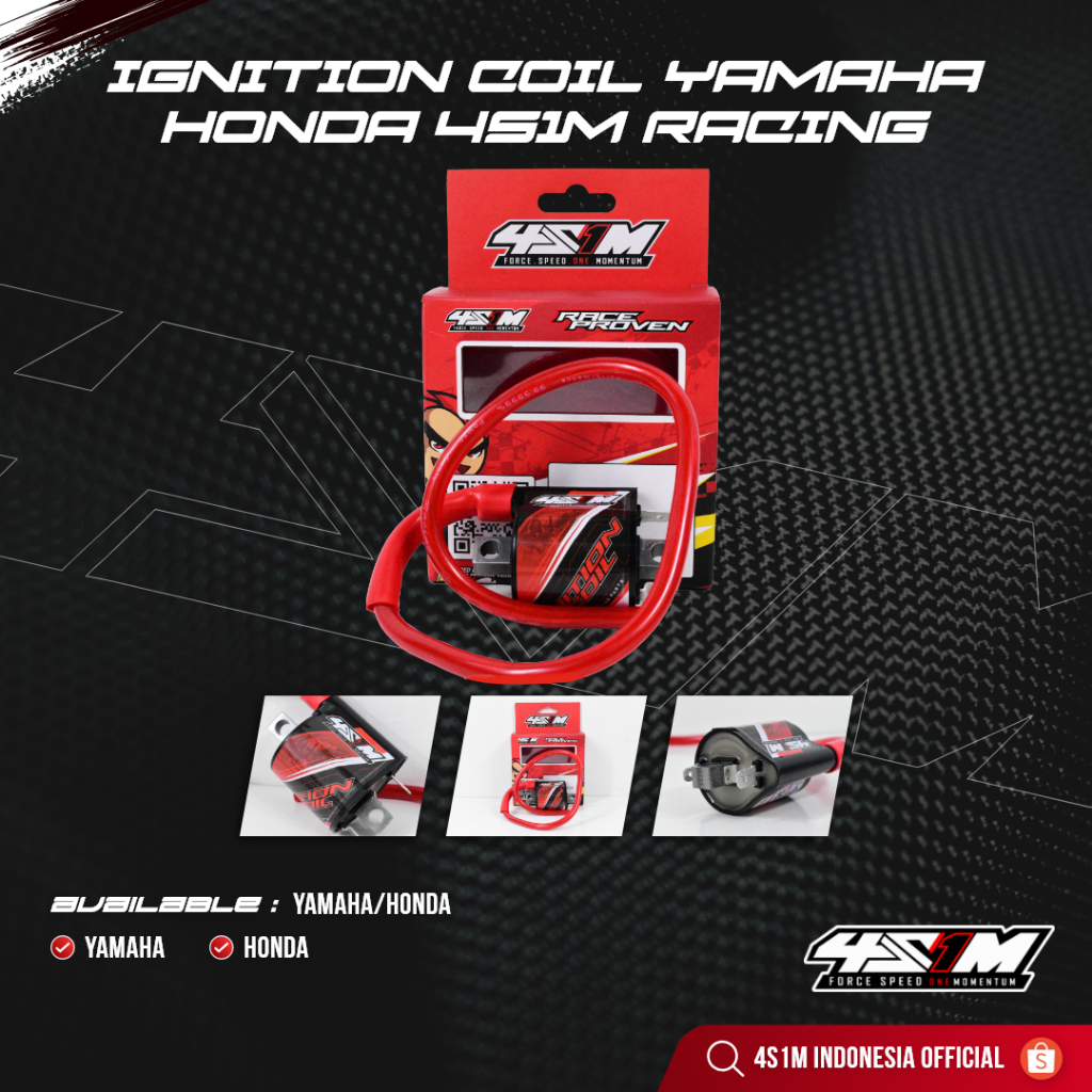 Jual IGNITION COIL 4S1M / KOIL INJEKSI 4S1M RACING YAMAHA HONDA VARIO ...