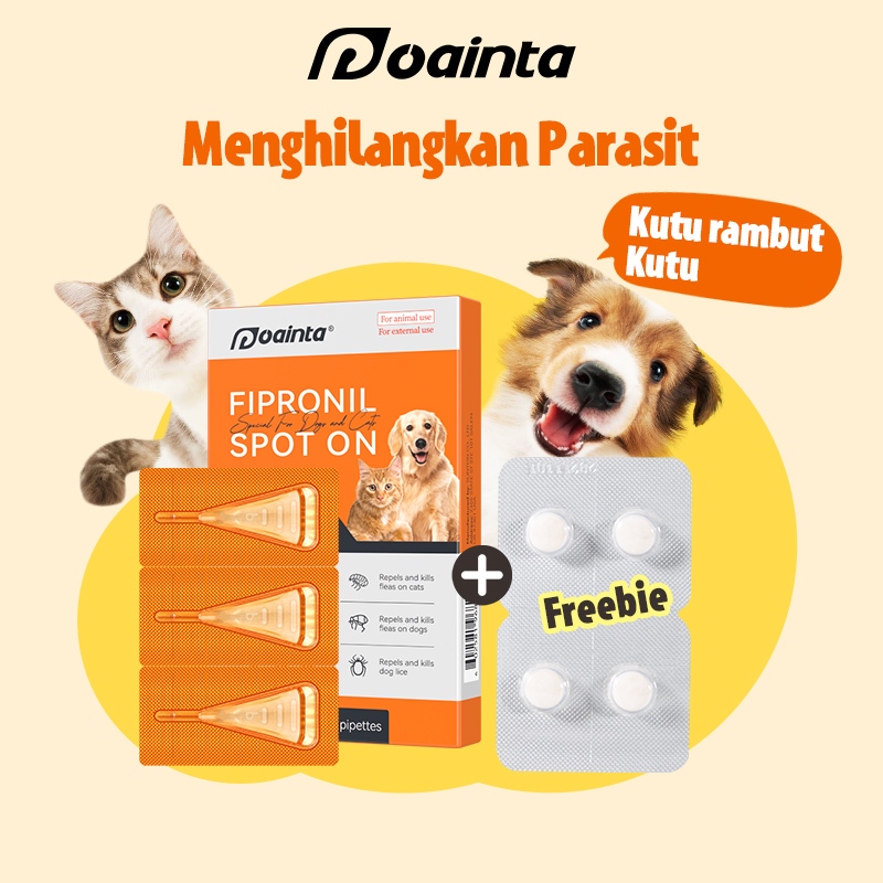 Jual PUAINTA 0.5/0.67ml Obat Tetes Kutu Perawatan Tepat untuk Kucing ...