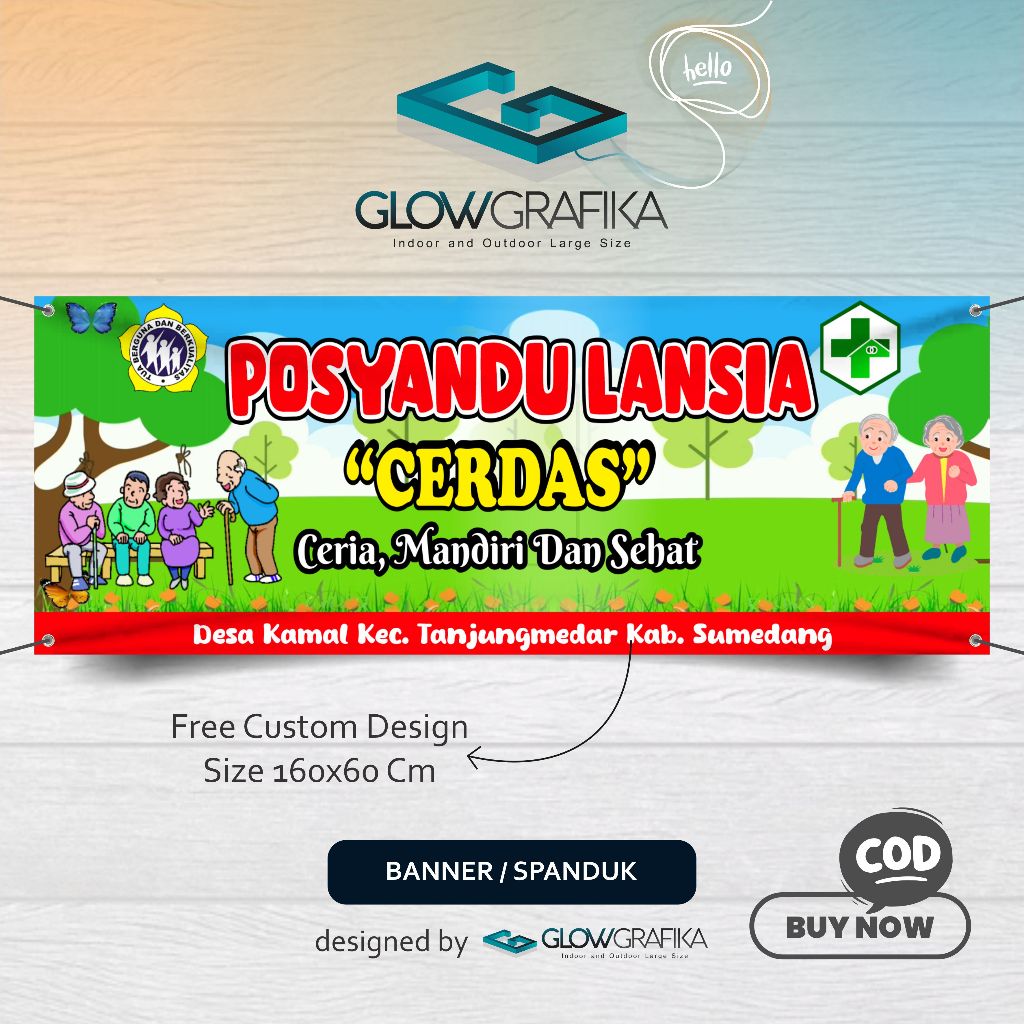 Jual Cetak Spanduk Banner Posyandu Lansia | Shopee Indonesia