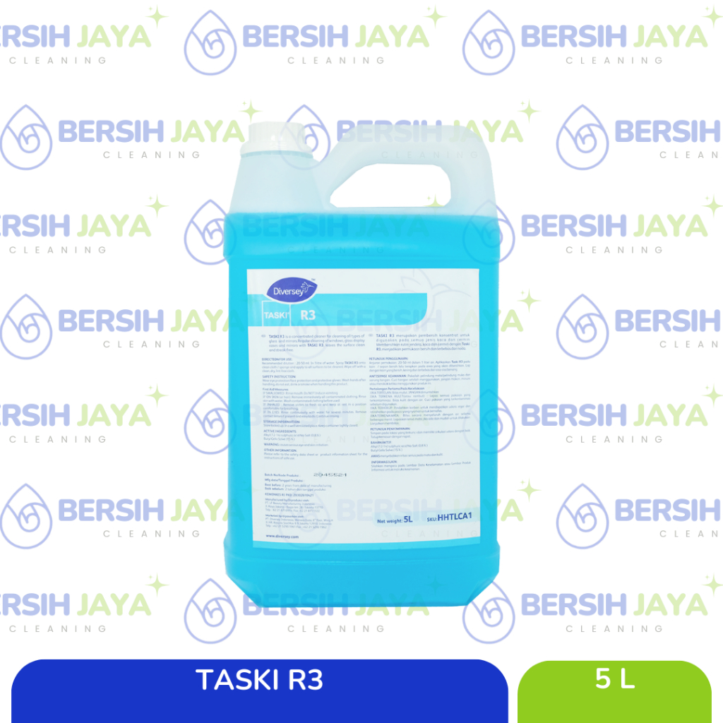 Jual Diversey TASKI R3 - 5L (Pembersih Kaca & Cermin) | Shopee Indonesia