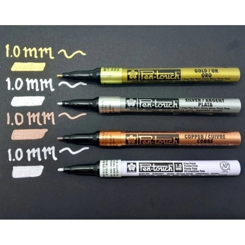 Jual Sakura Pen-Touch 1.0mm Permanent Paint Marker Fine Point | Shopee ...