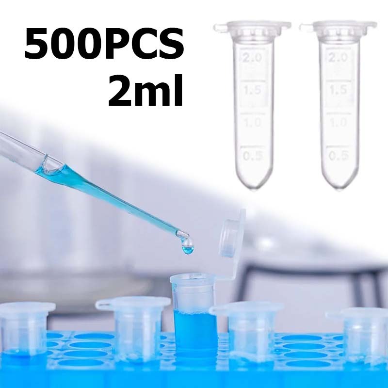Jual 500 Pcs Pcr Tube 2ml/Sample Tube/Microtube/Cryo Tube/Centrifuge ...