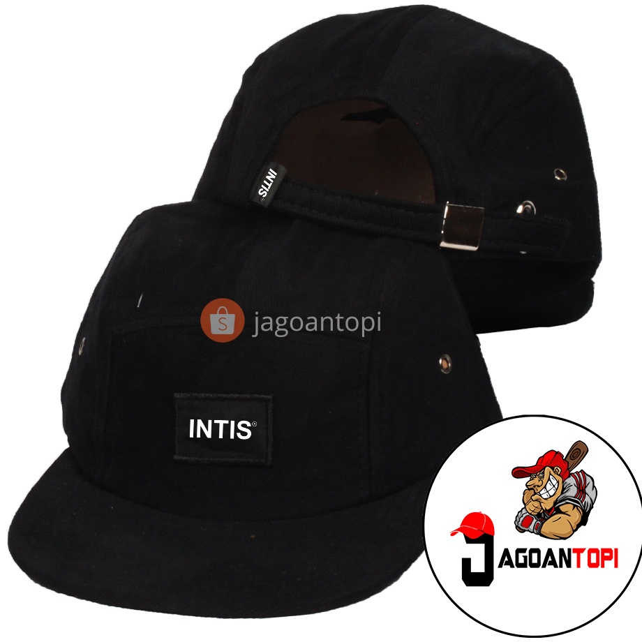 Jual Pencarian Populer Topi 5 Panel Pria Basic Hitam Intis | Shopee ...