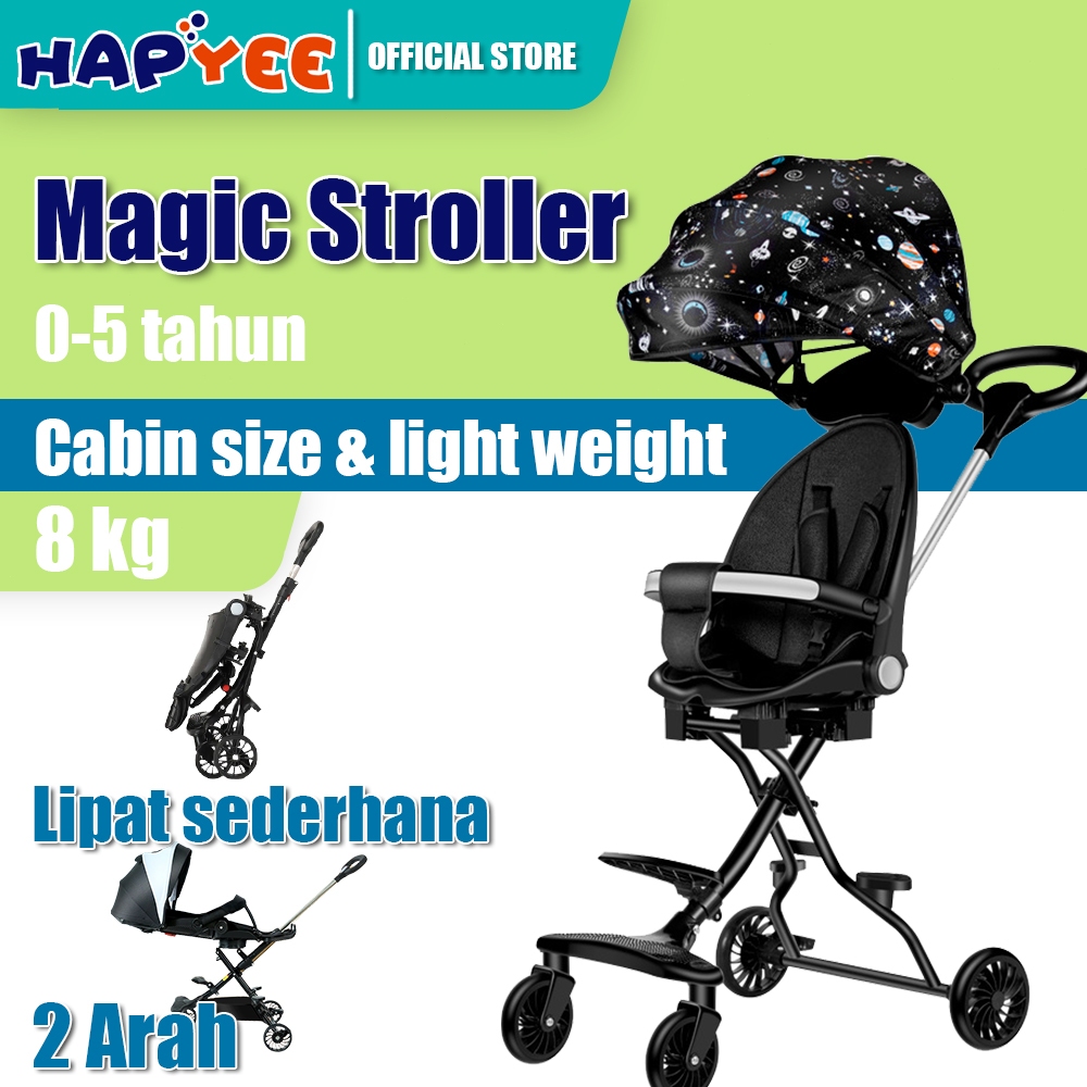 Jual HAPYEE Stroller Kereta bayi dua arah yang dapat duduk atau ...