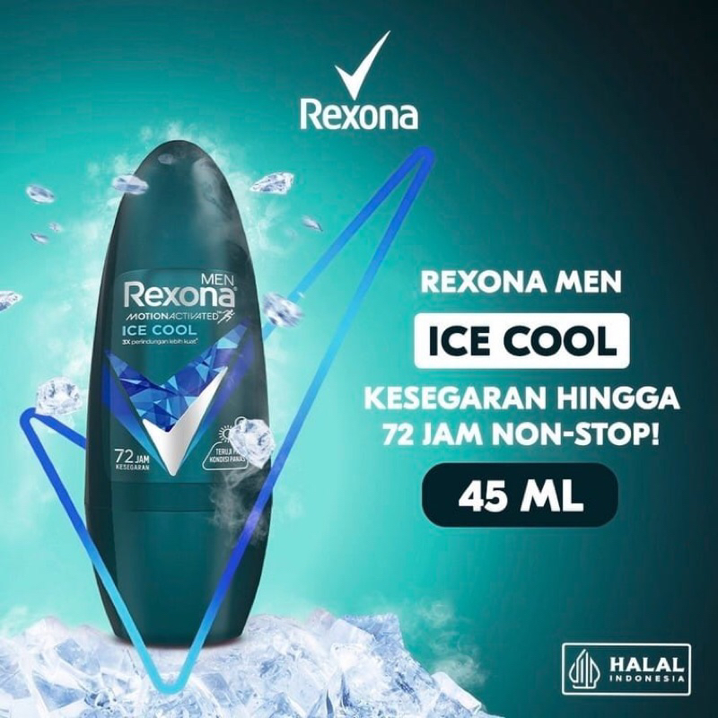 Jual REXONA MEN ICE COOL kemasan baru | Shopee Indonesia
