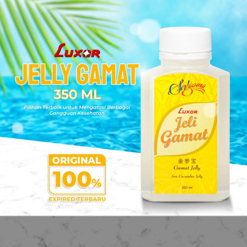 Jual LUXOR JELLY GAMAT OBAT HERBAL ALAMI TERIPANG LAUT 350ml | Shopee ...