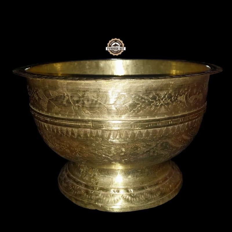 Jual Bokor kuningan ukir lawas ( B714 ) | Shopee Indonesia