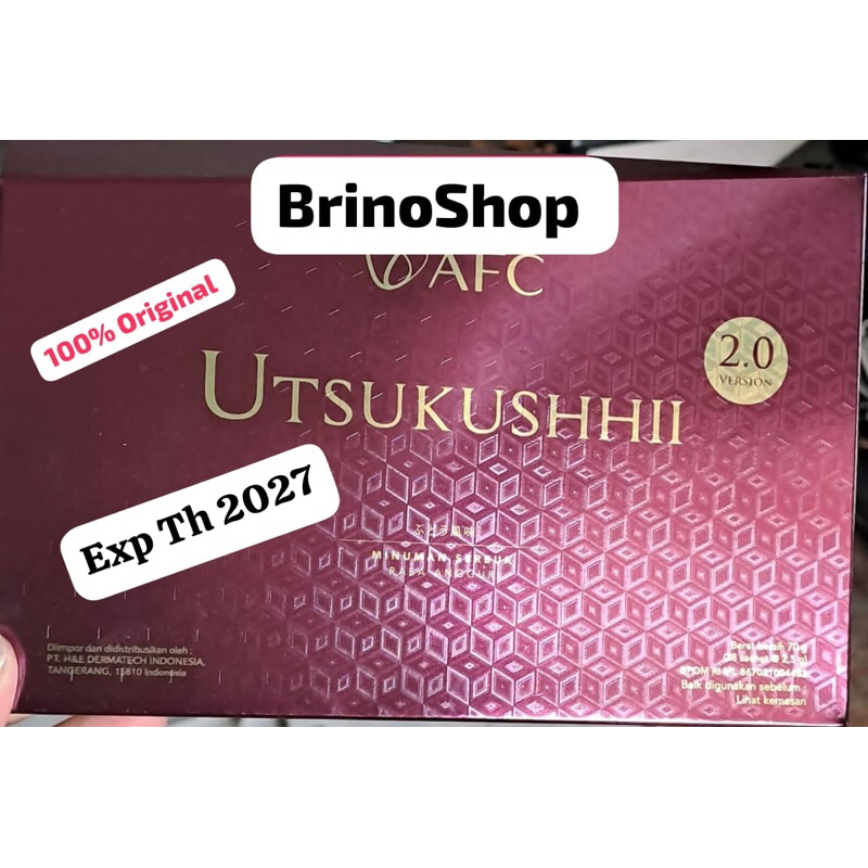 Jual UTSUKUSHII GOLD ORIGINAL AFC JAPAN EXP TH 2027 TERBARU | Shopee ...