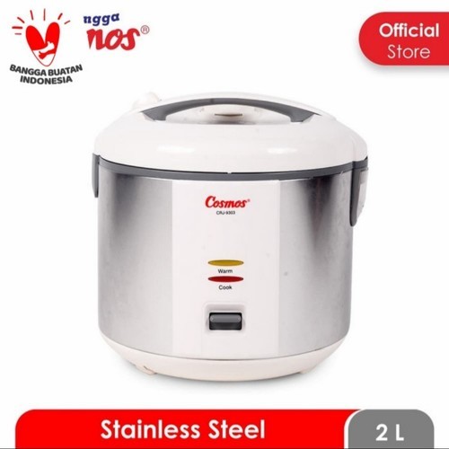 Jual Cosmos CRJ9303 Magic Com 2 Liter Stainless steel Rice Cooker CRJ ...