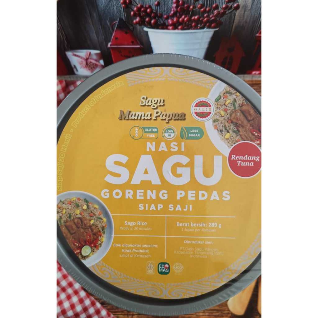 Jual Nasi Sagu - Beras Sagu - Varian Nasi Goreng Pedas dengan Rendang ...