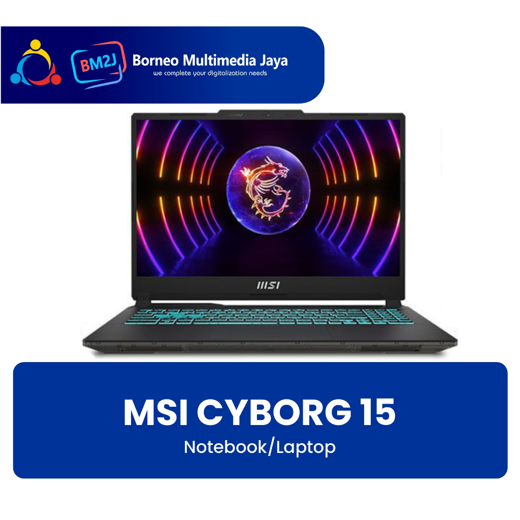 Jual MSI Cyborg 15 A13UDX (9S7-15K111-1441) /Core i5-13420H/16GB/512GB SSD/RTX3050 4GB/15.6″ FHD ...