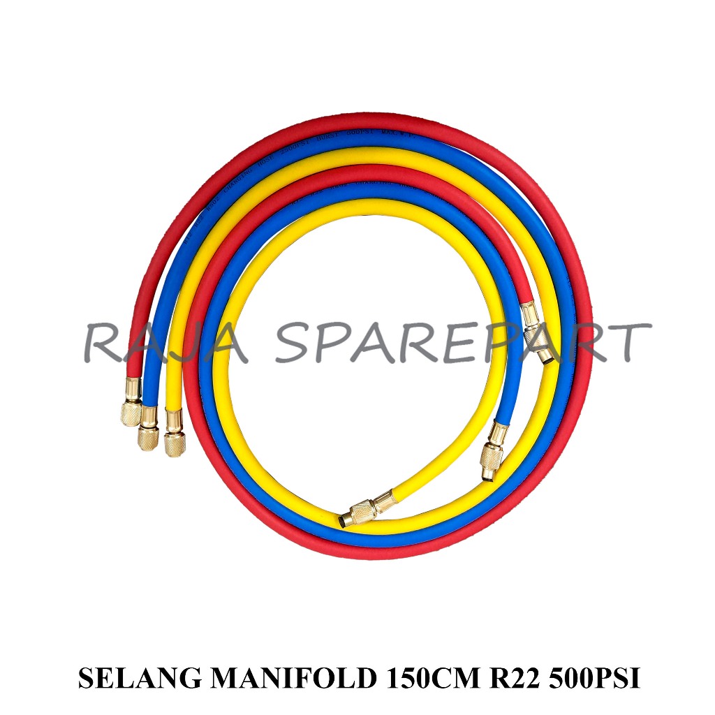 Jual SM150 MANIFOLD / SELANG MANIFOLD R22 150CM 500PSI (WARNA DIKIRIM ...