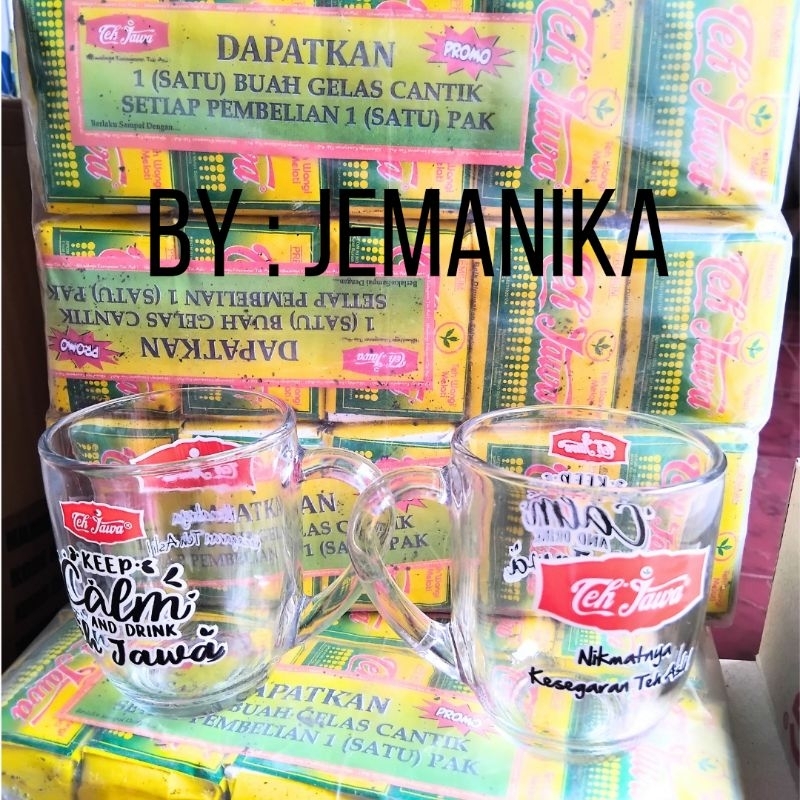 Jual [FREE GELAS PER SLOP] TEH JAWA MELATI PREMIUM Warna Kuning 1 SLOP ...