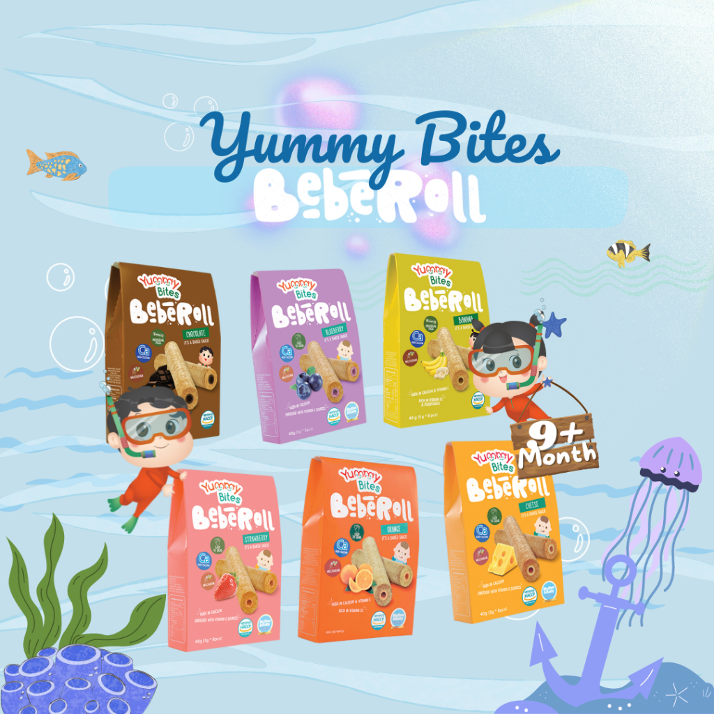 Jual Yummy Bites Beberoll 40gr - camilan bayi - snack bayi - cemilan ...