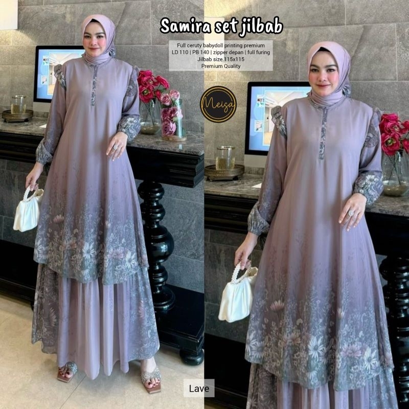 Jual SAMIRA SET JILBAB BY MEISA | Shopee Indonesia