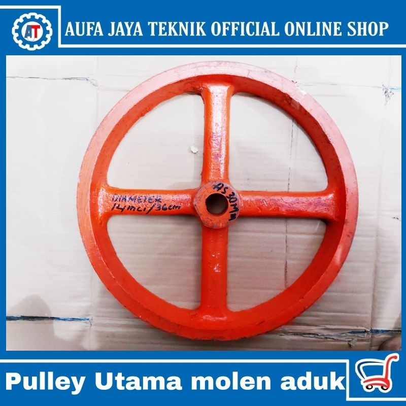 Jual MOLEN pulley utama/besar molen semen/molen aduk/molen beton ...