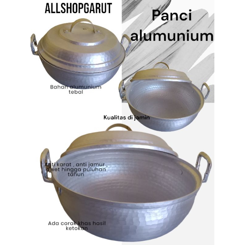 Jual Panci sayur Panci liweut alumunium tebal UK 26cm kapasitas 2L ...