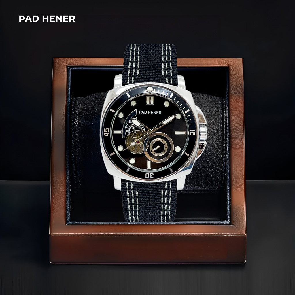 Jual PAD HENER OTTO Jam Tangan Tanpa baterai Automatic Turbilon Anti ...