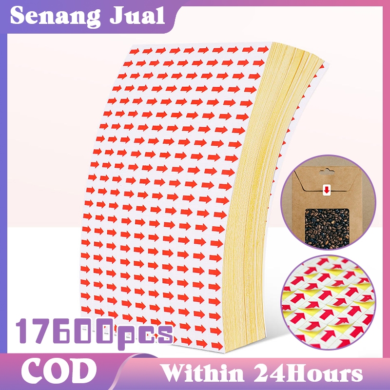 Jual Sticker Label Kecil 1.2cm 17600pcs Stiker Tanda Panah | Shopee ...